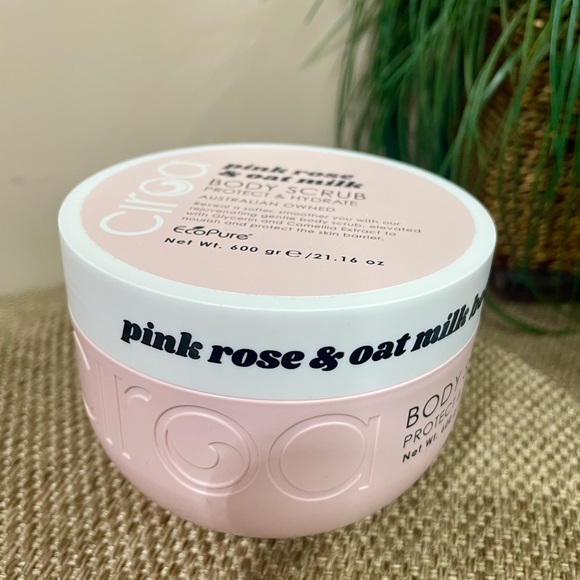 Ciroa | Bath & Body | Ciroa Pink Rose Oat Milk Body Scrub 216 Oz | Poshmark
